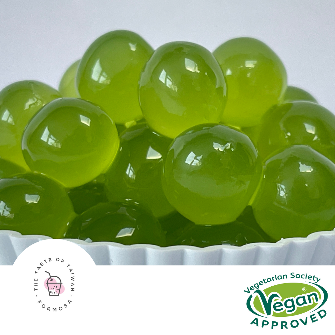 Honeydew Flavoured Popping Balls 3.4Kg 哈蜜瓜爆珠 | Boba Formosa