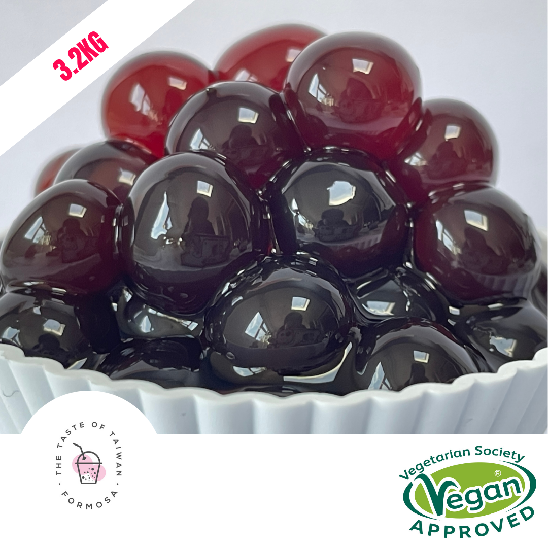 Chocolate Flavoured Popping Balls 3.2Kg x 4 Tubs 巧克力爆珠 | Boba Formosa